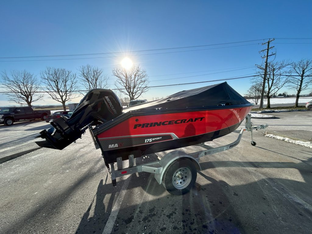 2025 PRINCECRAFT SPORT 175 MAX FISHING BOAT - RED & BLACK - Bridgeview ...